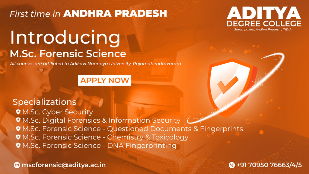 Aditya Degree College Of Forensic Science
